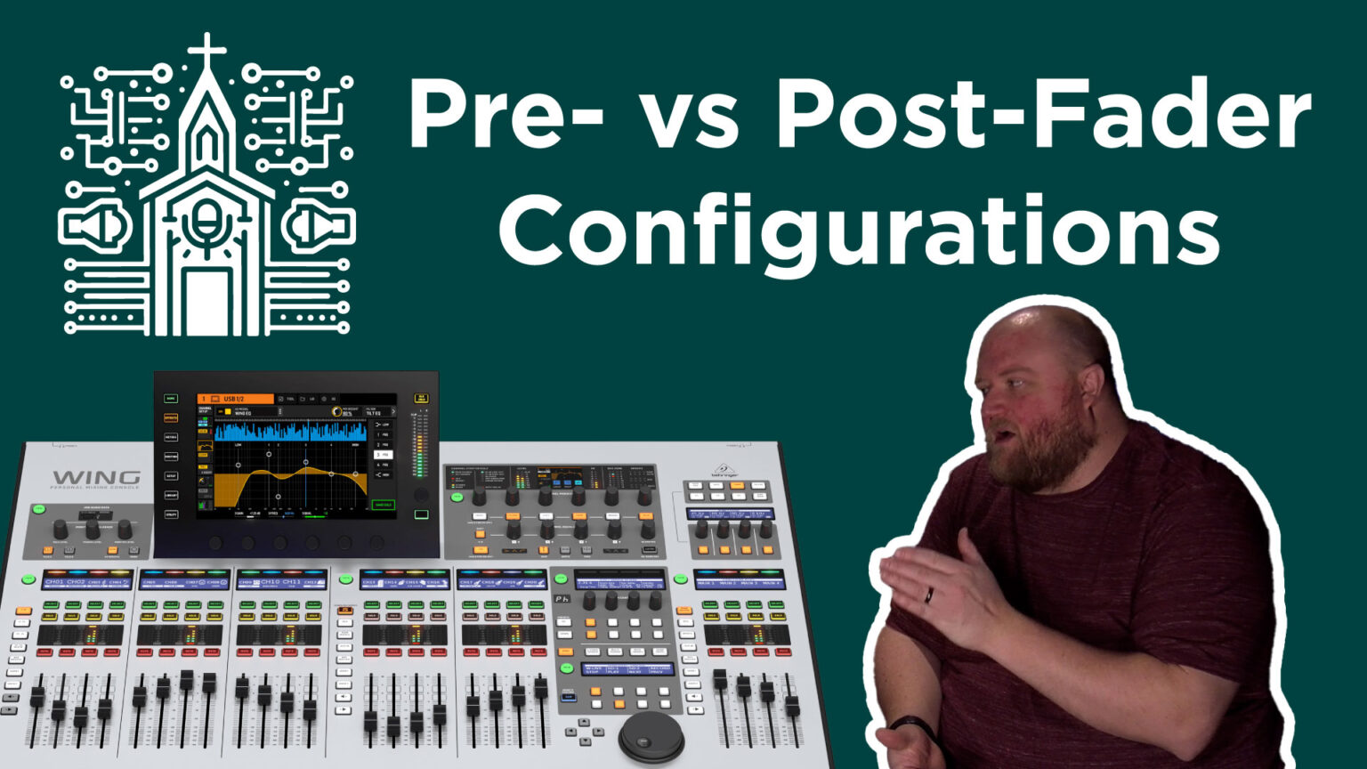 Behringer Wing Mixing Essentials: Pre vs Post Fader Configurations ...