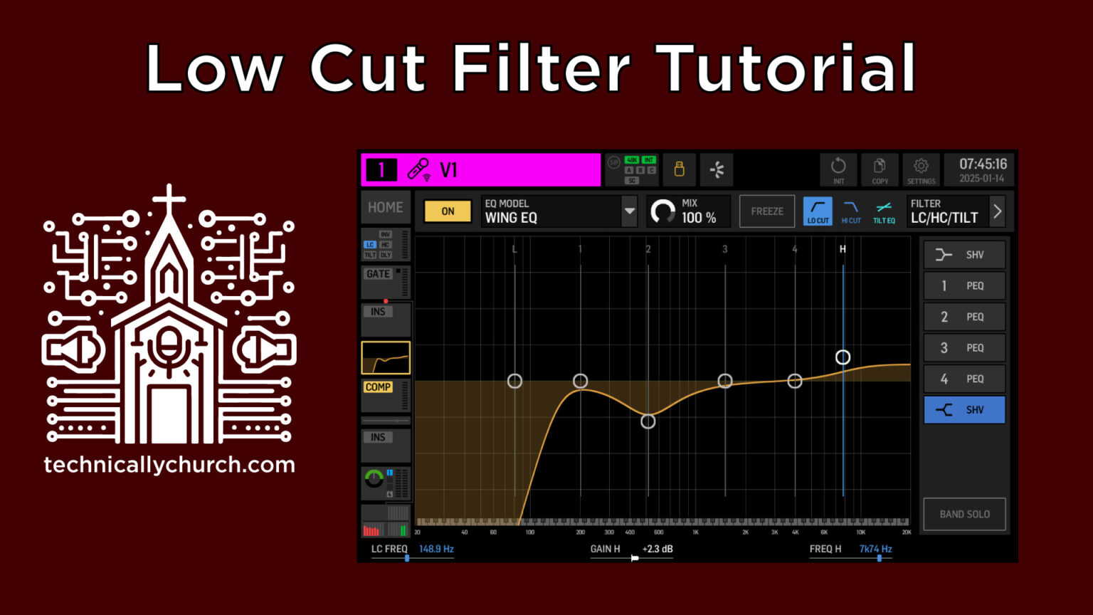 Behringer Wing Low Cut Filter Explained! | Quick & Easy Guide ...