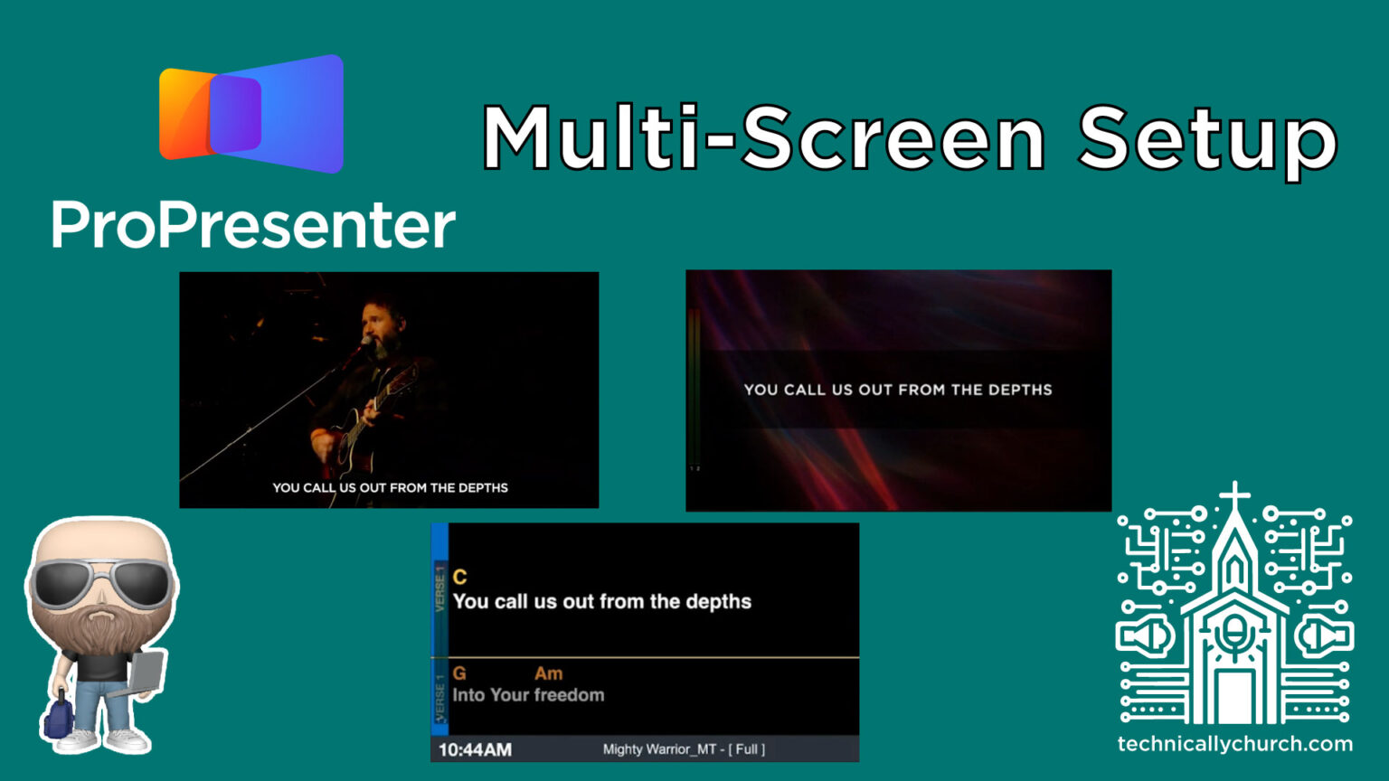 ProPresenter Multi-Screen Setup: Live Stream, Band Screen, and Audience ...
